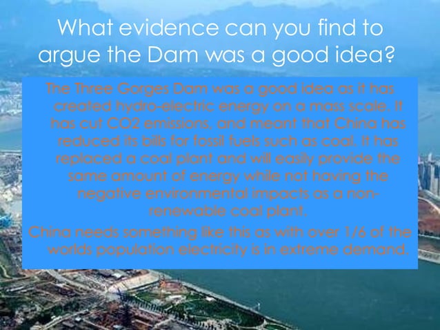 The Three Gorges Dam | PPT | Power and Energy Industry | Industries