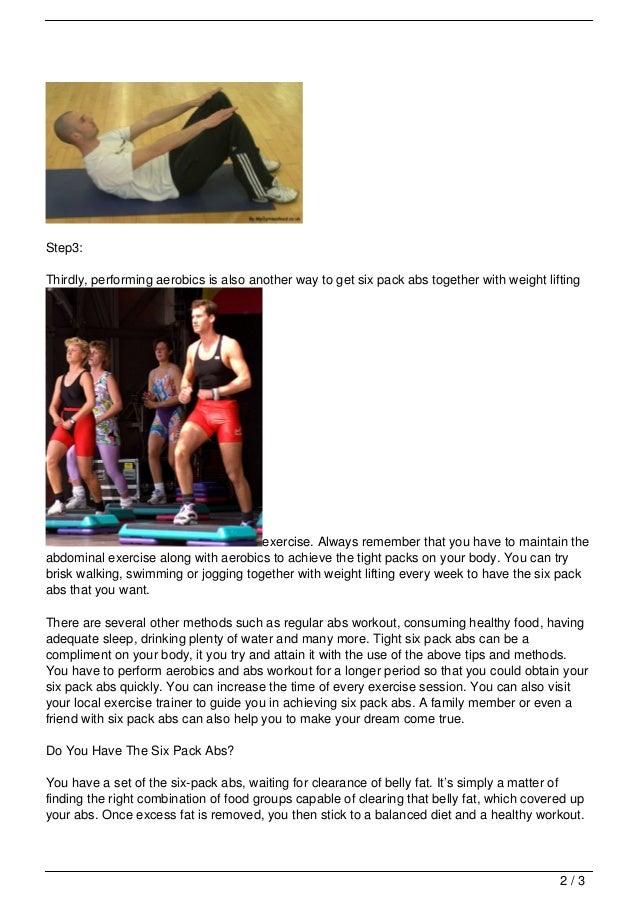 The Three Simple Steps On How To Build Six Pack Abs At Home