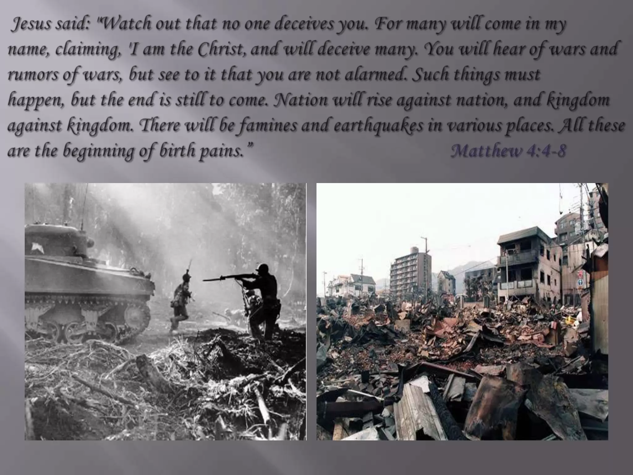 The Time of Christ is near | PPT