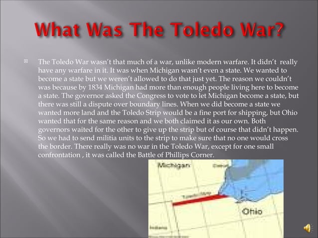The Toledo War Power Point Older[1] | PPT