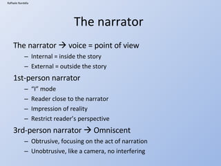 The Tools Of Fiction | PPT