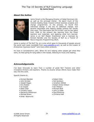 The top-10-secrets-of-nlp-coaching-language | PDF