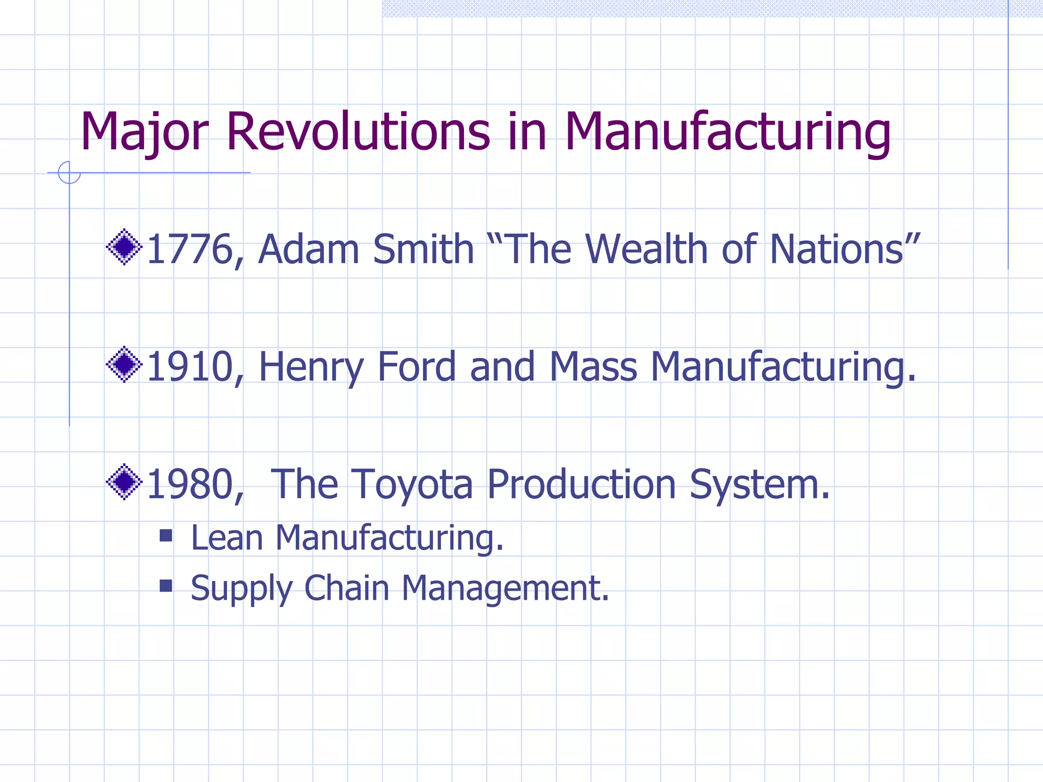 The Toyota Production System - A Transition from Mass Production to ...