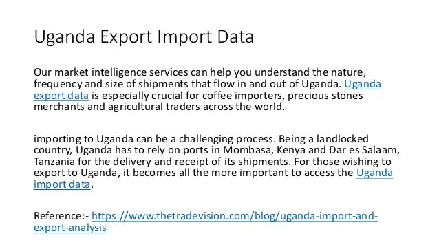 Import Export Data - The Trade Vision Presentation | PPTX