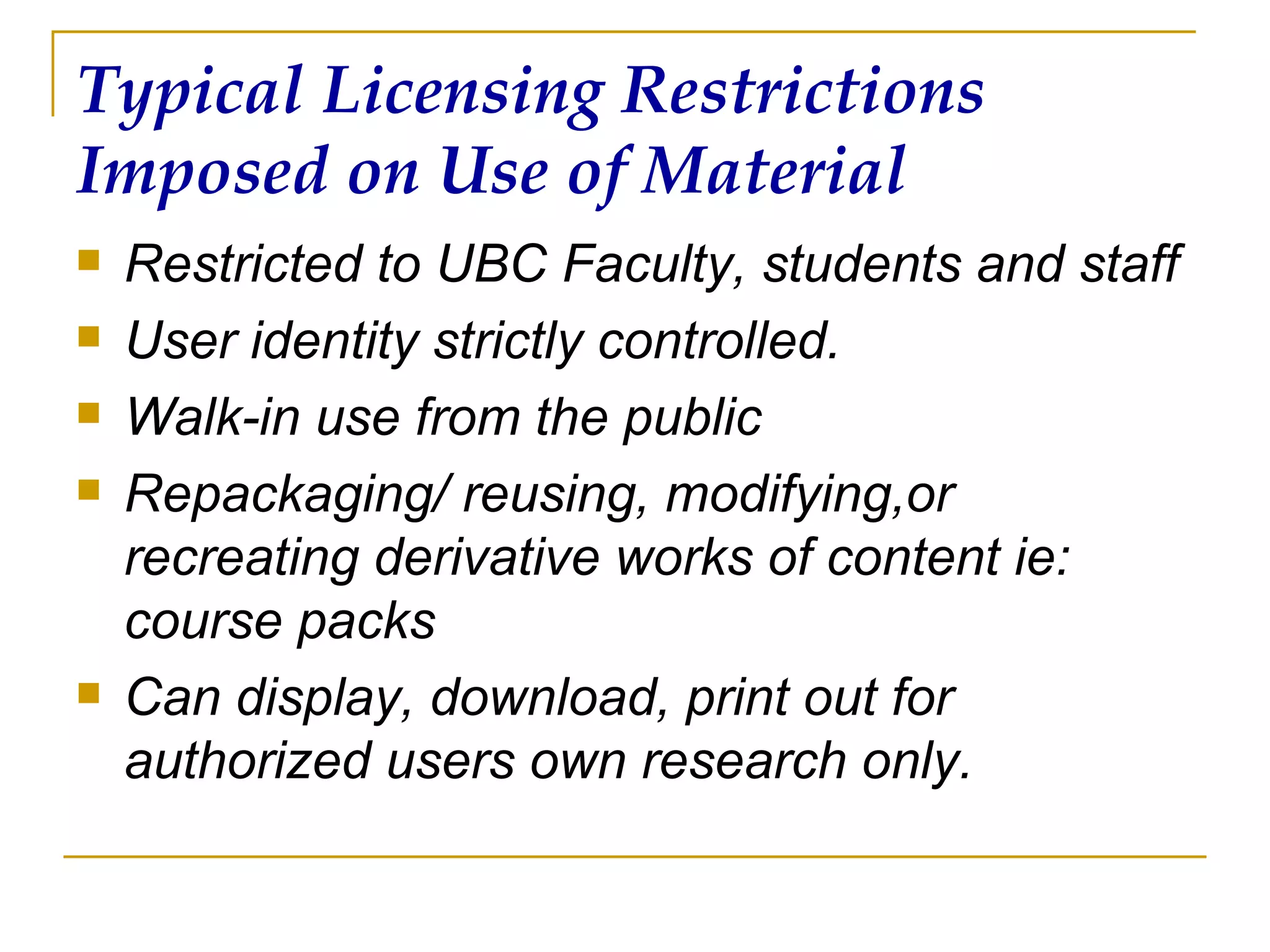 The Traditional Licensing Model | PPT