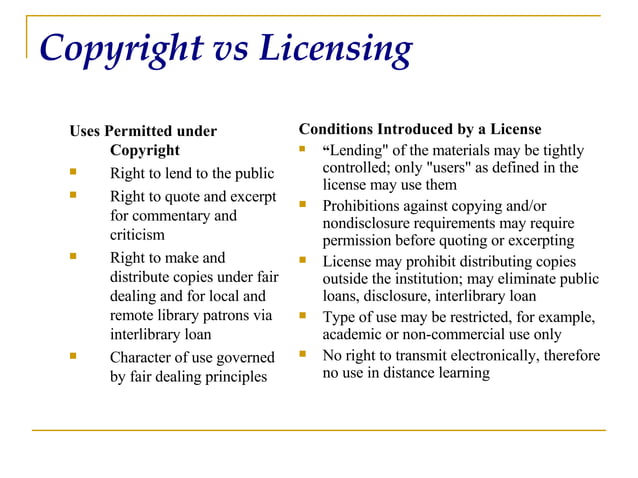 The Traditional Licensing Model | PPT