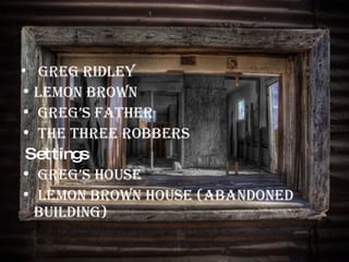 The Treasure Of Lemon Brown | PPT