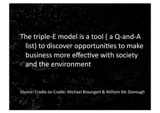 The Triple E Model | PDF