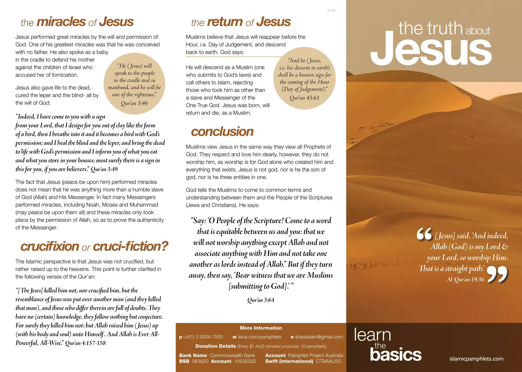 The truth about Jesus ( pamphlet ) | PDF