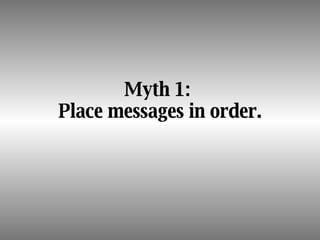 The Truth About Messaging Hierarchy | PPT