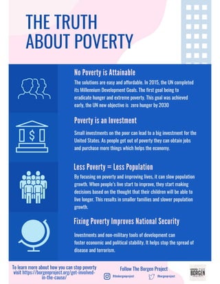 The Truth About Poverty (infographic) | PDF