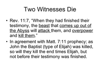 The Two Witnesses | PPT | Christianity | Religion & Spirituality