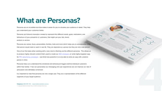 Persona's - What are they and why you should use them! | PDF