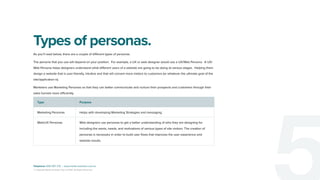 Persona's - What are they and why you should use them! | PDF