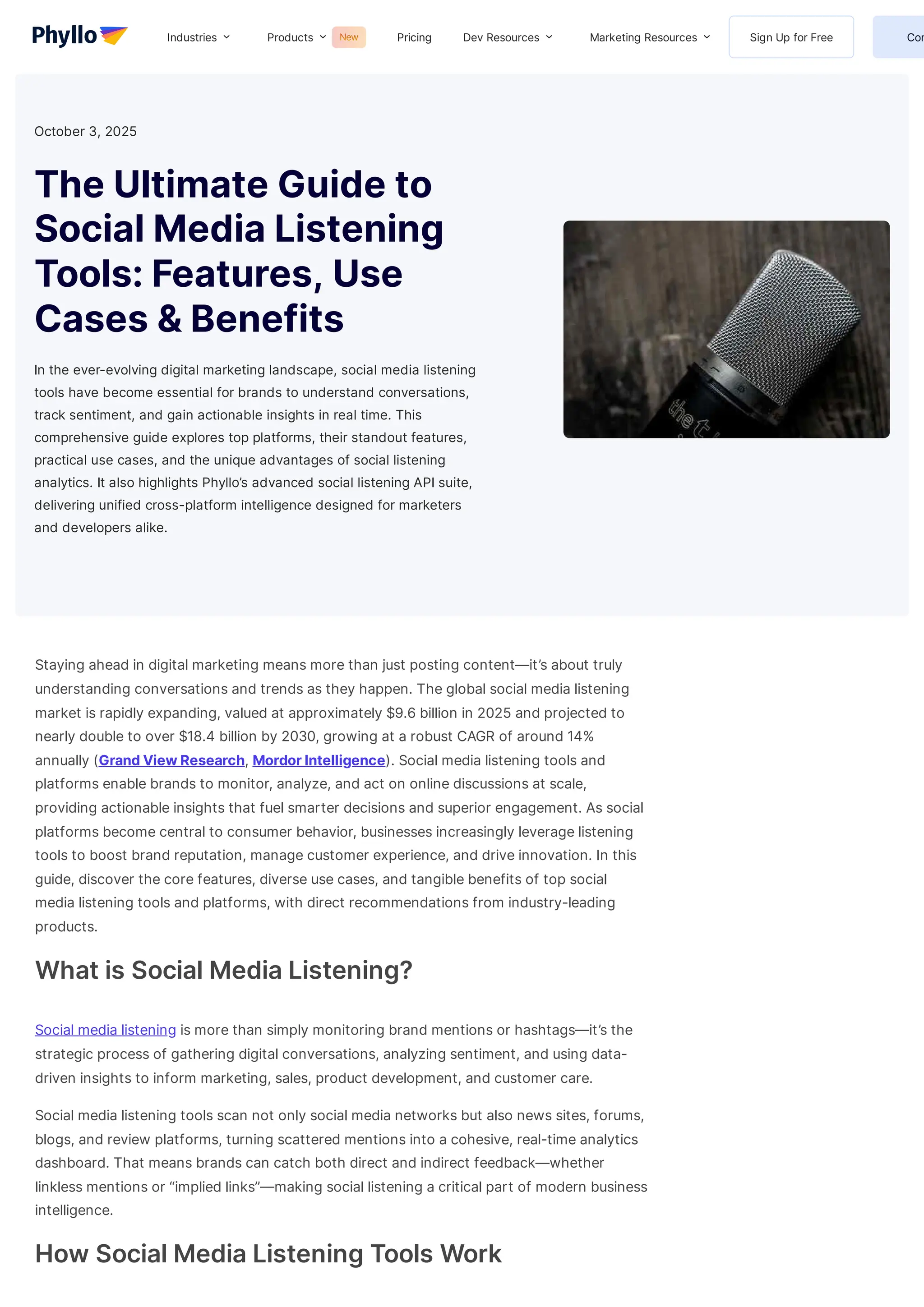 The Ultimate Guide to Social Media Listening Tools: Features, Use Cases & Benefits | PDF