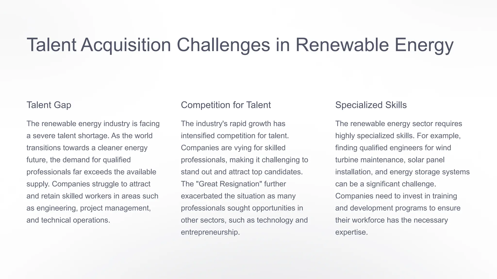 Ultimate Guide to Talent Acquisition in Renewable Energy Recruitment | PPTX