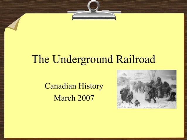 The Underground Railroad | PPT