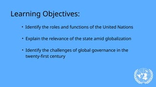 The-United-Nations-and-the-Contemporary-Global-Governance.pptx | Civic ...