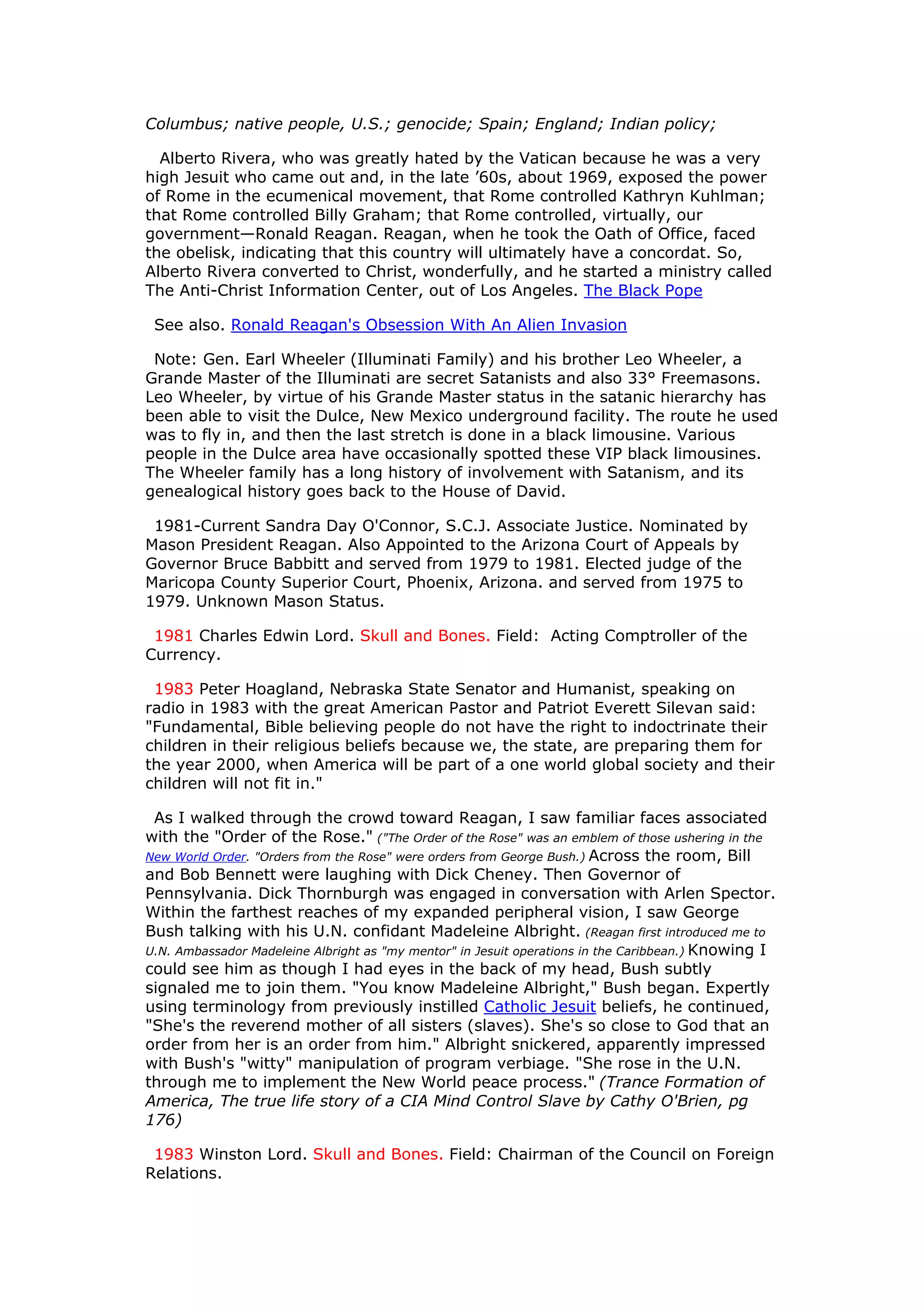 The United States Presidents and The Illuminati / The Masonic Power ...