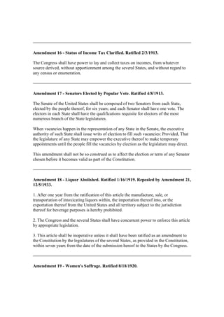 THE US Constitution | PDF