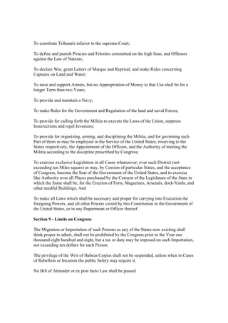 THE US Constitution | PDF