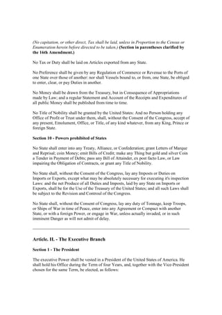 THE US Constitution | PDF