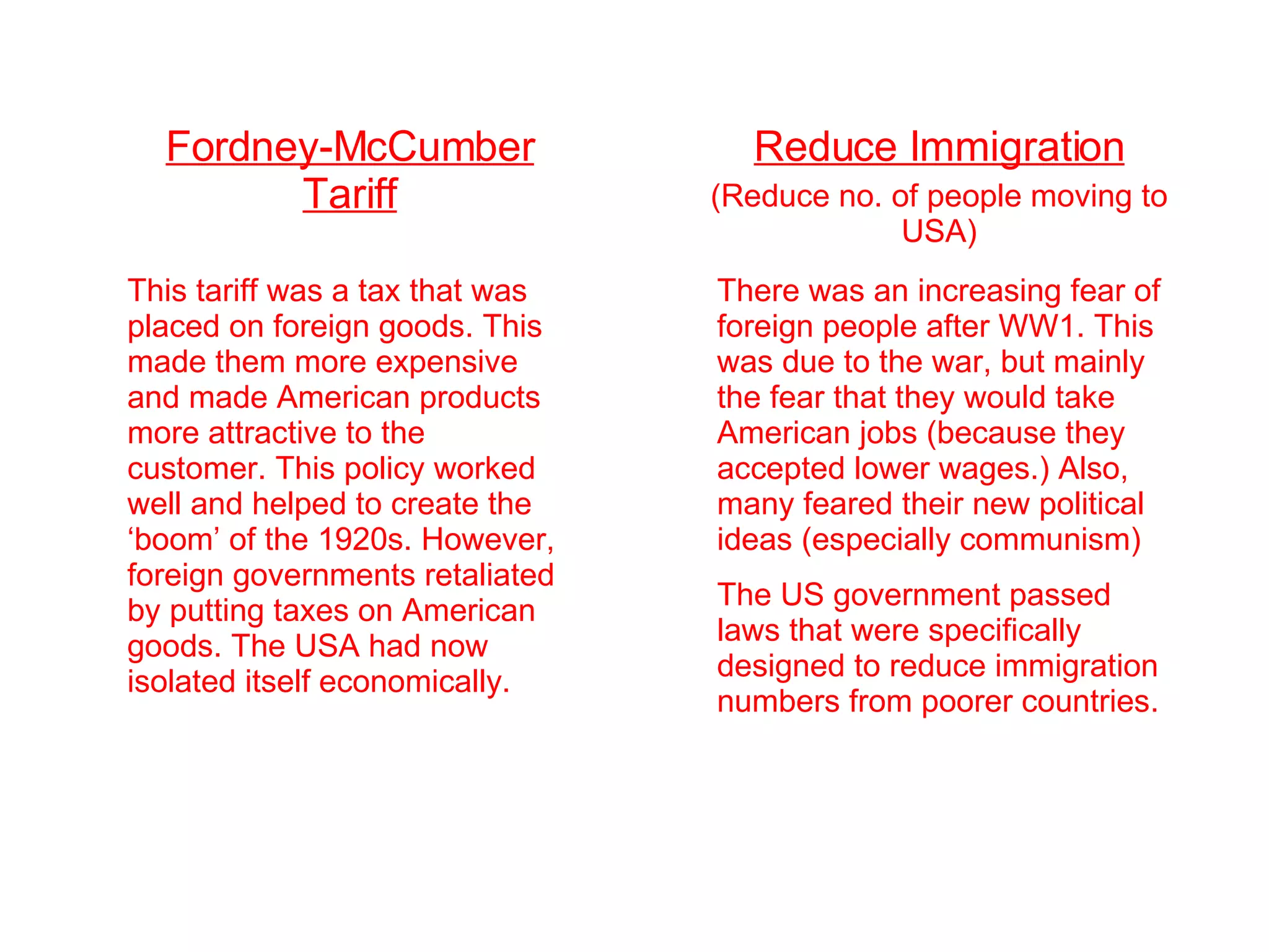 The Usa After Ww1 | PPT