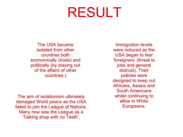 The Usa After Ww1 | PPT