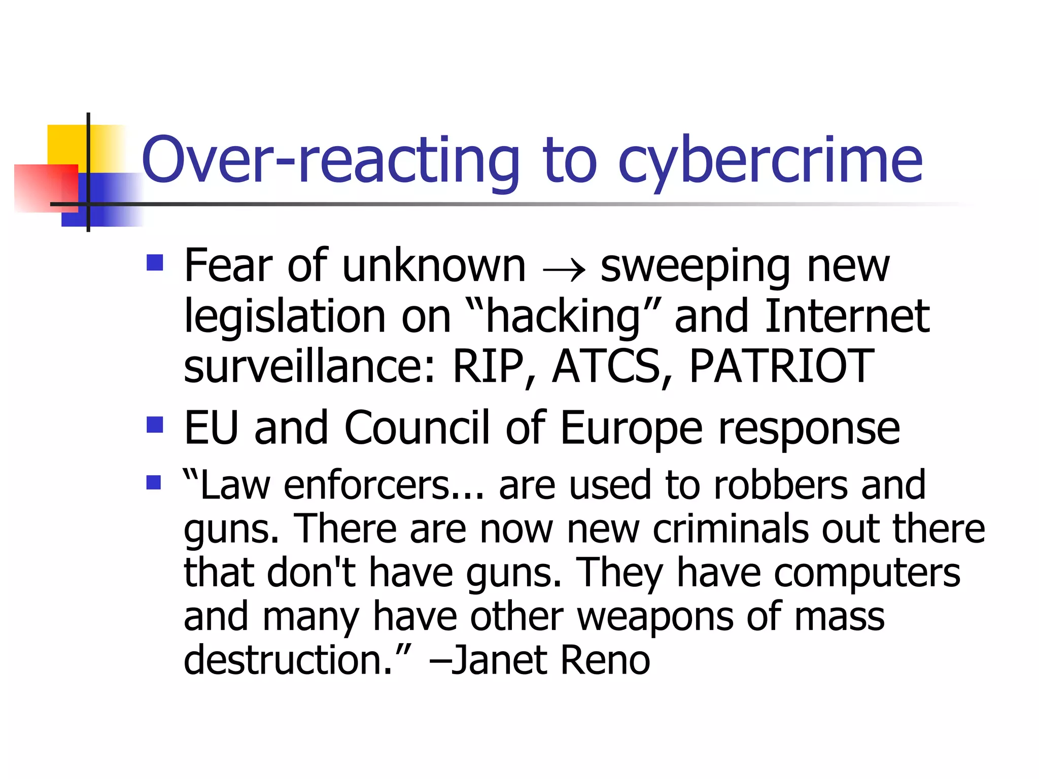 The use and abuse of “cybercrime” | PPT | Crime & Harmful Acts to ...