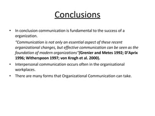 The Use Of Communication Technology For Organizational Communication | PPT