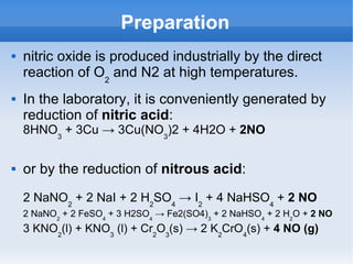 The Utility Of The Nitric Oxide Electrochemical Sensor In Biomedical ...