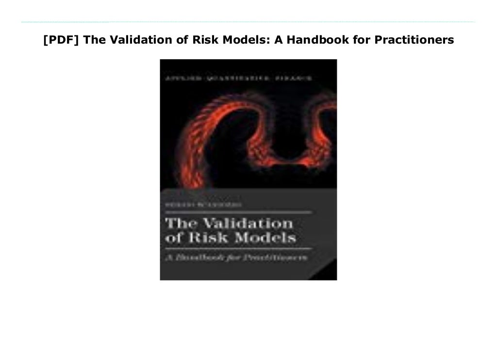 [pdf] The Validation Of Risk Models A Handbook For Practitioners