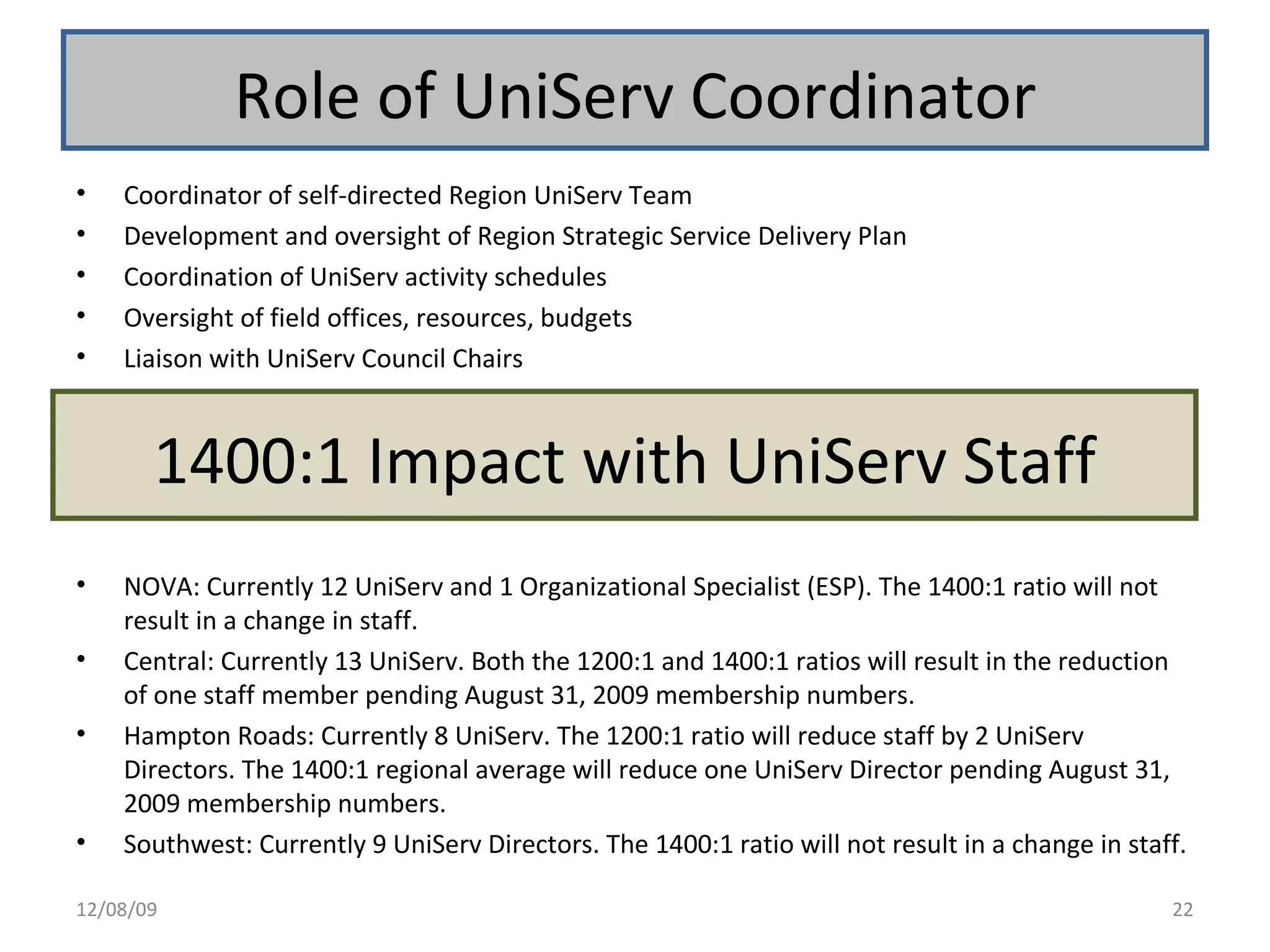 VEA Reorganization Plan | PPT