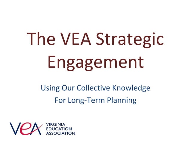 VEA Reorganization Plan | PPT