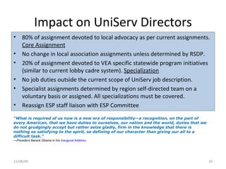 VEA Reorganization Plan | PPT