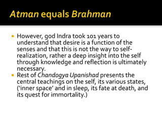 The Vedas - Brahmas and the Self | PPTX