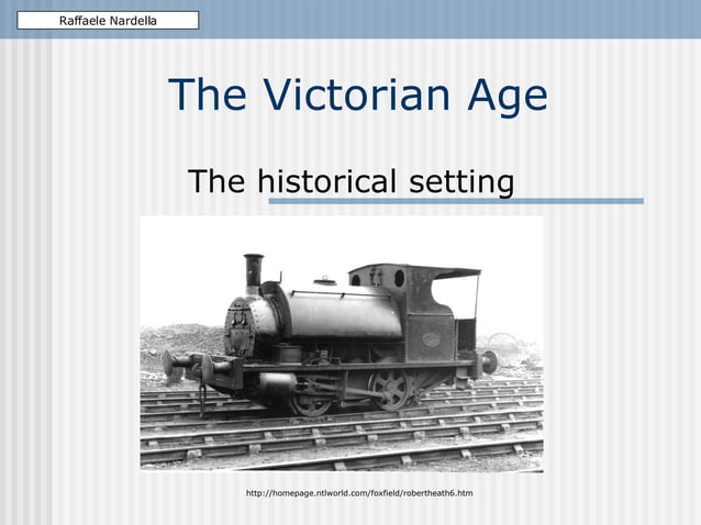 The Victorian Age historical setting | PPT