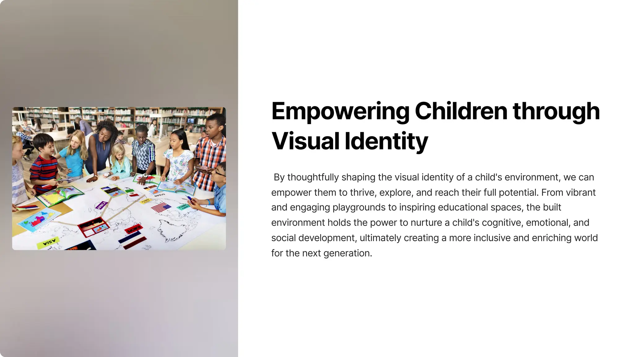 The built environment plays a crucial role in shaping a child's visual ...