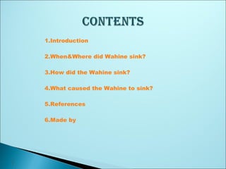 The Wahine 1 | PPT