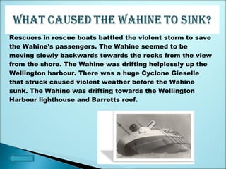The Wahine 1 | PPT