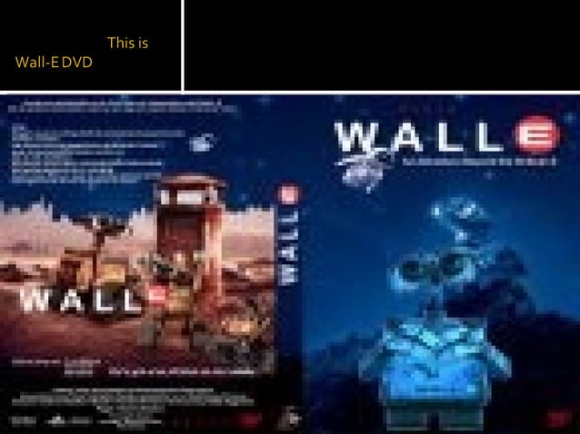 The Wall E Story | PPT