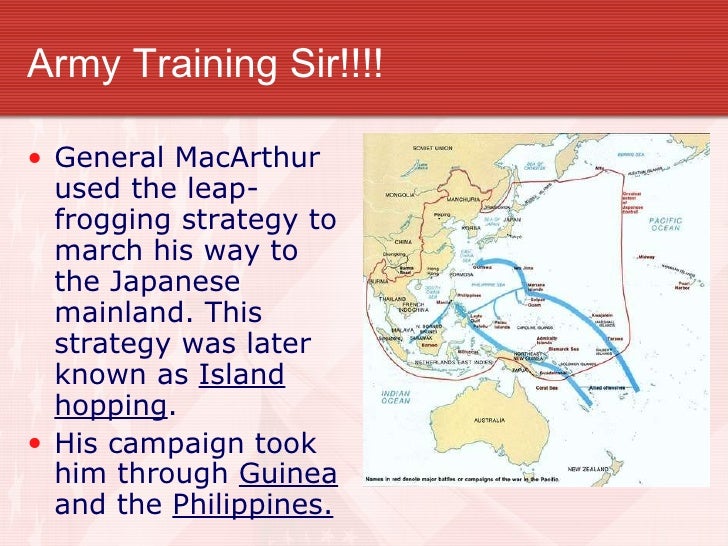 The world war ii strategy used by the us for attacking japan was called ...