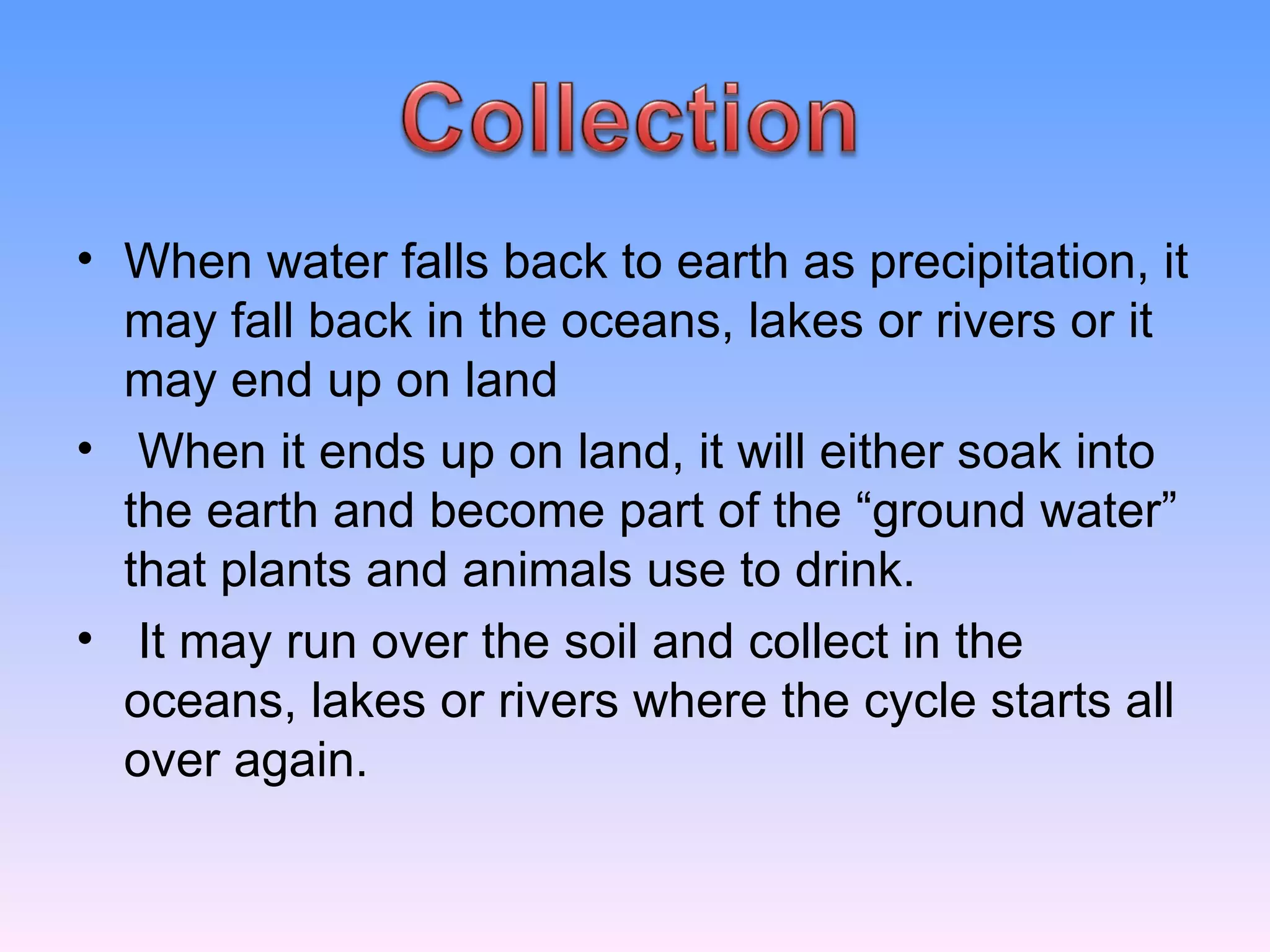 The Water Cycle | PPT