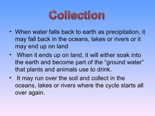 Collection Water Cycle Definition