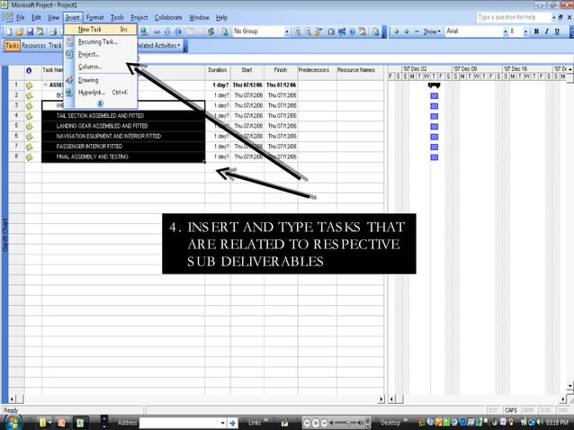 The WBS and MS Project | PPT