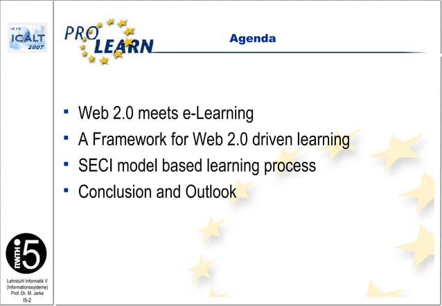 The Web 2.0 Driven SECI Model Based Learning Process | PPT