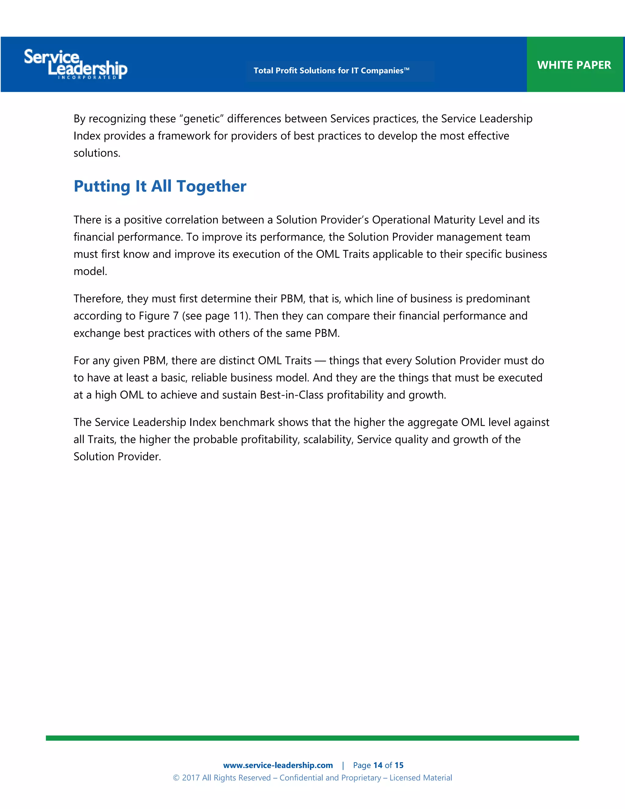 The What and Why of PBM and OML | PDF