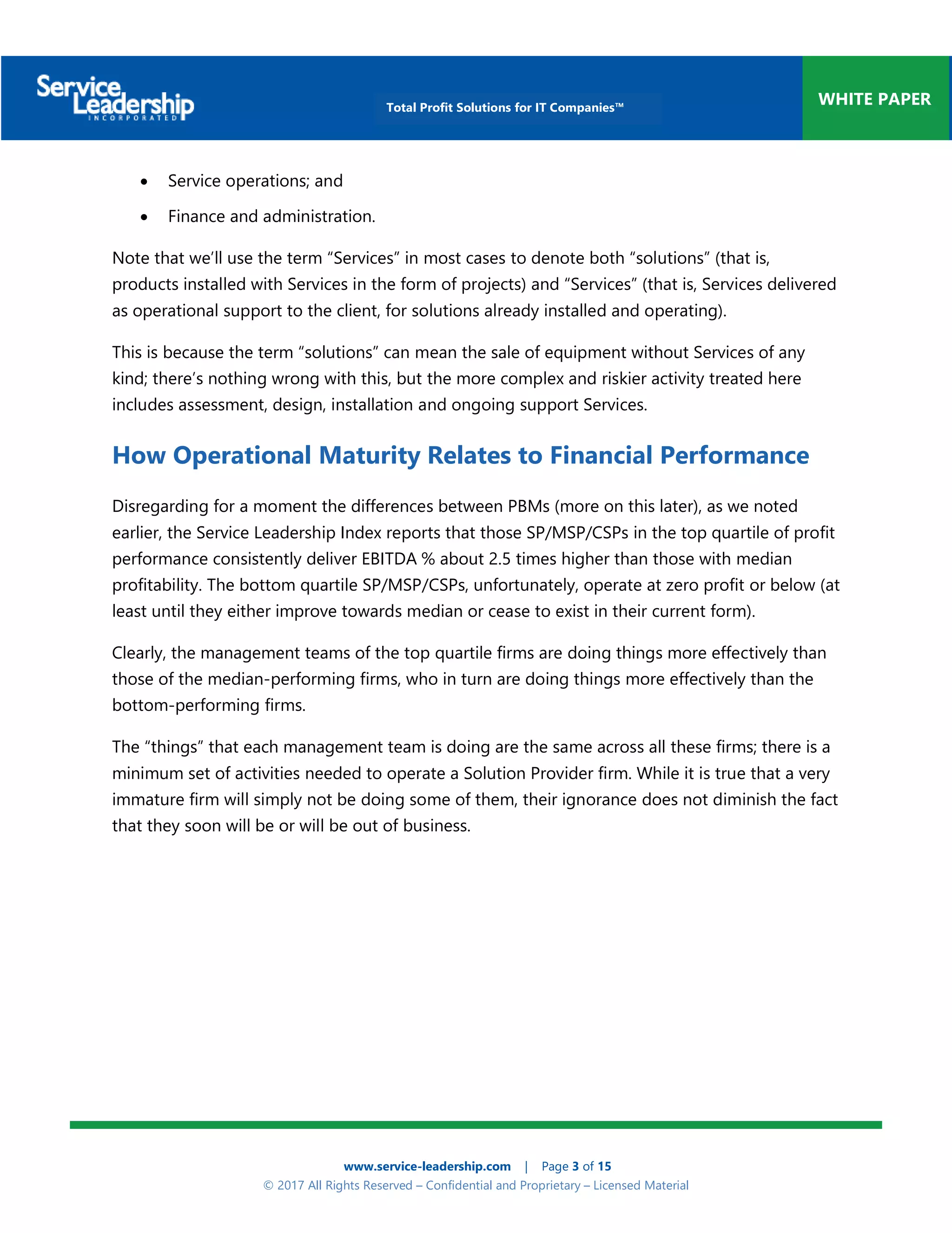 The What and Why of PBM and OML | PDF