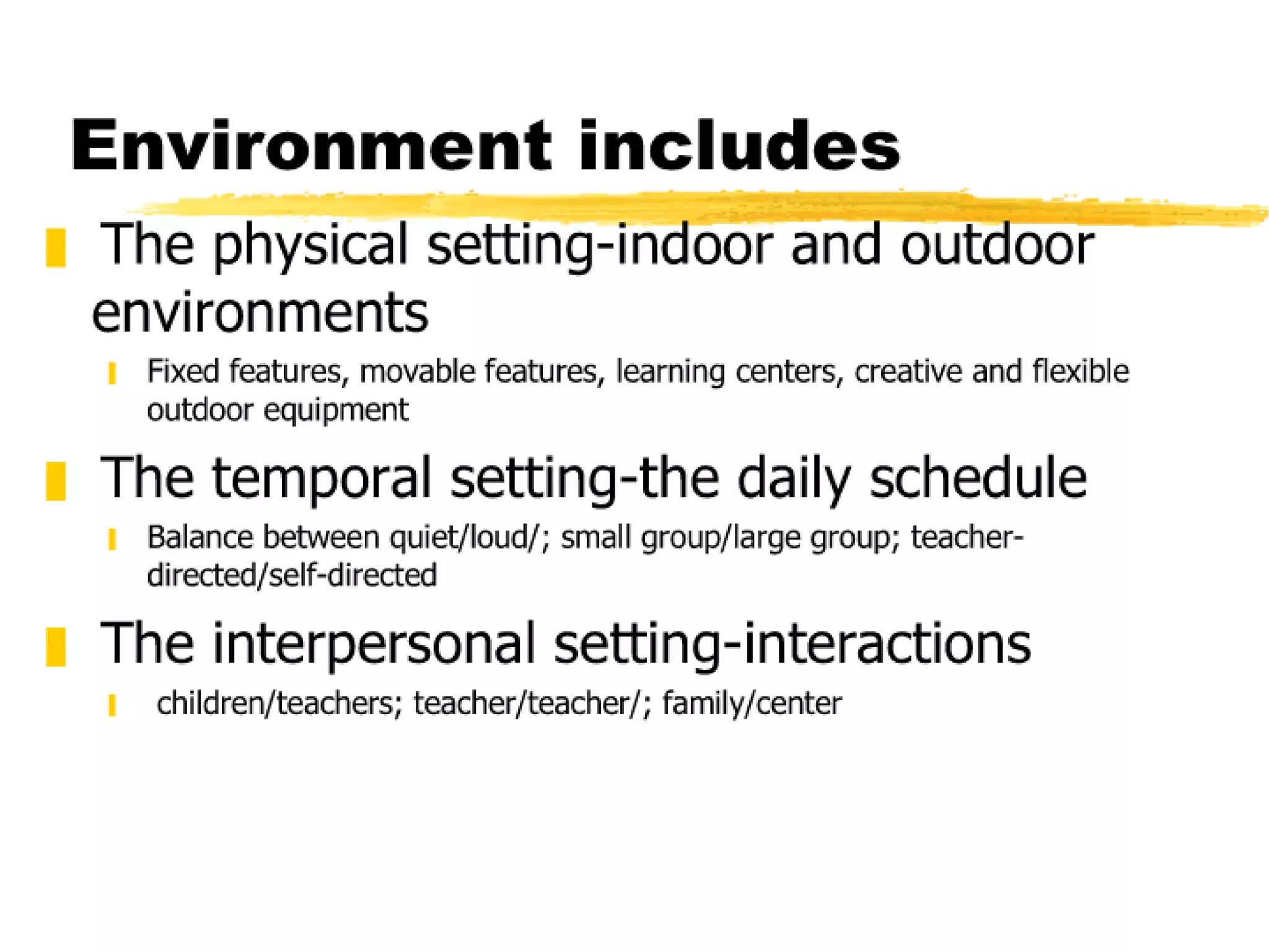 The Where Creating Environments | PPT