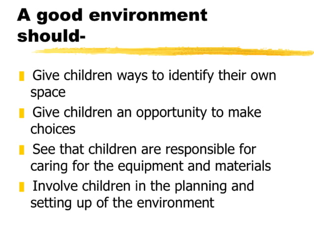 The Where Creating Environments | PPT